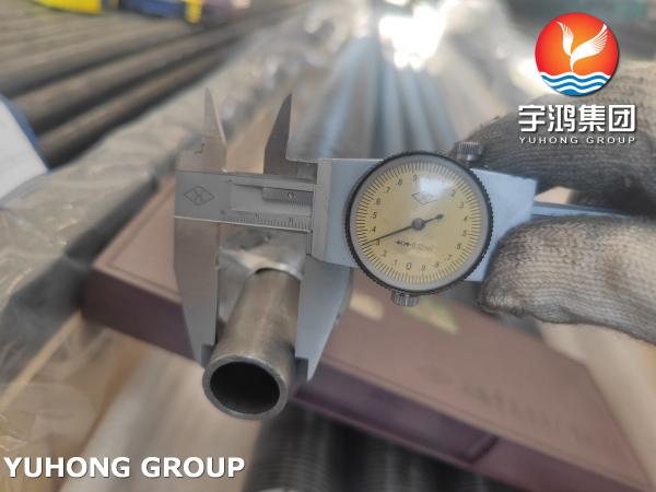 Quality Monel 400 1/2" Copper Fin Tube Embedded ASME SB163 NO4400 LL Type for sale