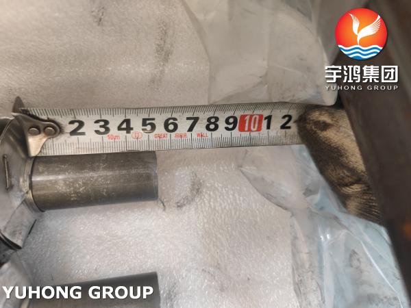 Quality Monel 400 1/2" Copper Fin Tube Embedded ASME SB163 NO4400 LL Type for sale