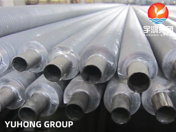 Quality ASTM A249 TP321 Wound Copper Fin Tube Coil Pipe 22mm For Air Cooler Condenser for sale