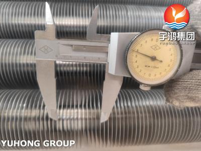 China ASTM A249 TP321 Wound Copper Fin Tube Coil Pipe 22mm For Air Cooler Condenser for sale
