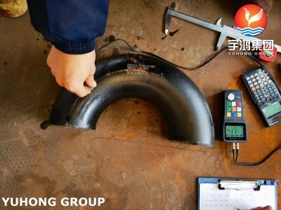 China NDE Test Return Elbow U Bend Piping Systems 180 Degree 3/4