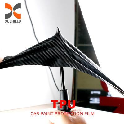 China TPU Carbon Fiber Car Ppf Proteccion Headlight Tpu Film Car Paint Protection Film Tph Pro Colored Matte Ppf Self Healing for sale