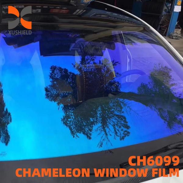 Quality Purple Light Dazzle Color Side Rear Block Color Ppf Most Popular Chameleon Color Changing Window Film For Car Window Tinting for sale