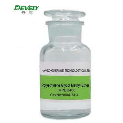 China Polyethylene Glycol Monomethyl Polyether MPEG400 for Acrylic Polymer Modification CAS No. 9004-74-4 for sale