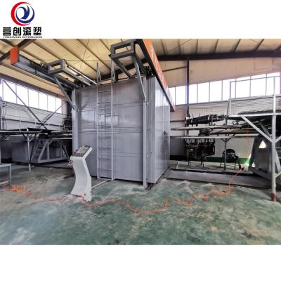 China Machine de formation en plastique Oven Structure circulaire de Rotomolding de navette de 2h du matin for sale
