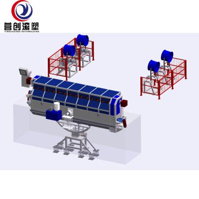 China 400T Max Pressure Rotomolding Machine 0-50mm for produce cooler box for sale