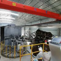 China Rotational Molding Equipment Air Cooling PLC Control 220V 1 Year Warranty for sale