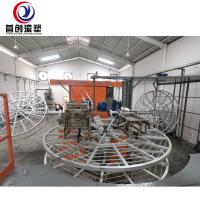 China Electric Heating Rotational Molding Equipment for PE Plastic Processing PLC Control for sale