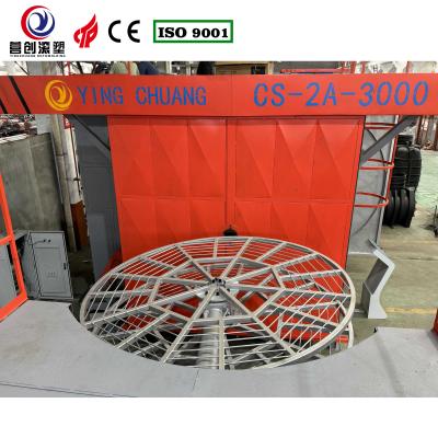 China Adjustable Rotating Speed Rotary Moulding Machine Rotomolding Equipment Fast Paced Production for sale