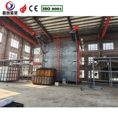 Китай Производственный завод Шаттл Ротомольдинг Машина с циклом времени 15-30 мин и регулируемой скорости вращения продается