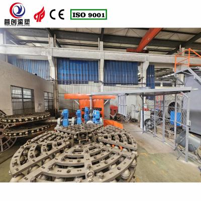 China Equipo de rotomoldeo de carrusel con temperatura de enfriamiento controlada 0-50C Producción consistente para pickleball for sale