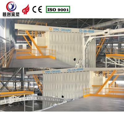 China Yingchuang Roto CS-2A-8500 Shuttle Rotomolding Machine van O-armen Gebruikt voor grootschalige rotatiegietproducten Te koop