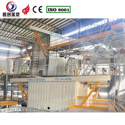 China Productiefabriek Shuttle Rotatiegietmachine Giet Temperatuur 200-400C Brander Capaciteit 700000 Kcal Te koop
