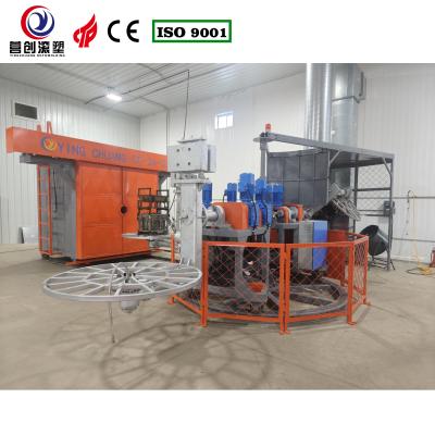 Cina Yingchuang Roto Carousel Rotomolding Machine CC-3A-2000 per Contenitori Frigorifero Isotermici Camouflage in vendita