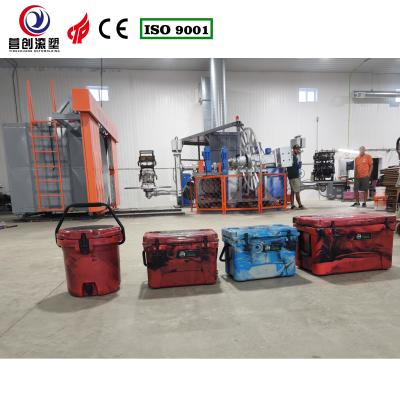 Cina Yingchuang Roto Carousel Rotomolding Machine CC-3A-2000 per Contenitori Frigorifero Isotermici Camouflage in vendita