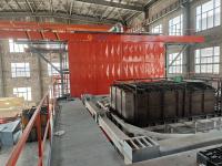 China Automatic Shuttle Rotomolding Machine with 50000L Capacity and 32m Length for Plastic Products for sale