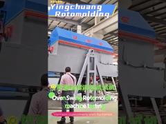 Yingchuang 5000L water tank making machine oven swing rotomolding machine