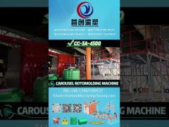 CC-3A-4500 Karussell-Rotationsformmaschine für die industrielle Produktion