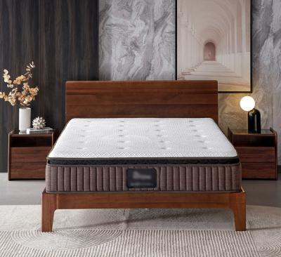 China 12 Inch Thickness Hotel Bed Mattress Tencel Natural Latex Memory Foam Layer for sale
