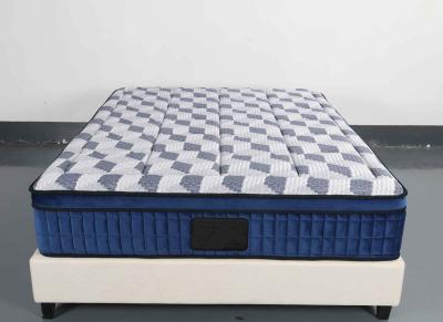 China Commercial Pocket Spring Mattress 12 Inch Cooling Fabric Memory Foam Improve Sleep for sale