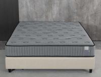 Quality Natural Latex Compressed Pocket Spring Mattress Tight Top Pattern Gray Fabric 10 for sale