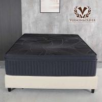 Quality Memory Foam Hybrid Bed Mattress Ultra Soft Cloud Feeling Euro Top Black Pattern for sale