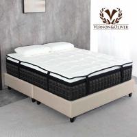 Quality 5 Stars Hotel Compressible Pocket Spring Mattress Soft Topper MDI Foam 14 Inch for sale