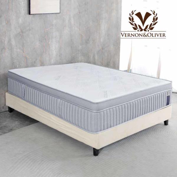 Quality MDI Latex Like Foam Pocket Spring Mattress Soft Compressible 14In For 5 Stars Hotel for sale