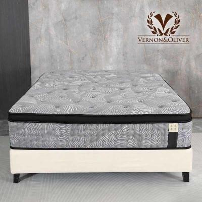 China Graphene Memory Foam Pocket Spring Mattress Compressible 14 Inch For Hotel for sale