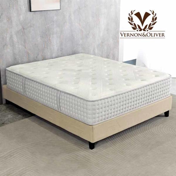 Quality MDI Mix Energy Absorbing Foam Pocket Spring Mattress Tight Top Back Pressure Relief 12In for sale