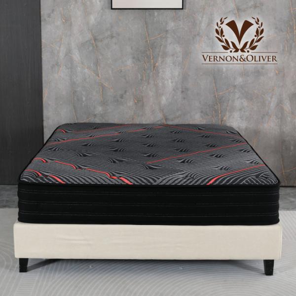 Quality Latex Like Foam Plus Cloud Feeling Medium Firmness Mattress Dark Gray Knitted 10in Compressible for sale