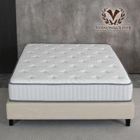 Quality gel memory foam mattress medium firmness 10in tight top art pattern light gray for sale
