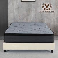 Quality Memory Foam Natural Latex Compressible Mattress In A Box Jacquard Gray Knitted for sale