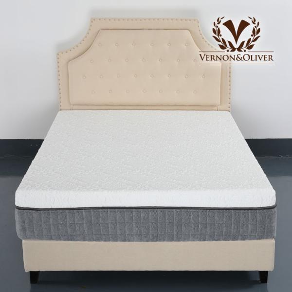 Quality Low Rebound Memory Foam Spine Supportive Compressible Foam Mattress White Knitted 10in for sale