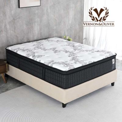 China 14 inch Hotel Style Mattress with high grade MDI foam breathable compressed in a box for sale
