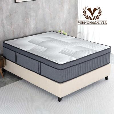 China 14 Inch Cloud Feeling Memory Foam Pocket Spring Mattress Compressed in a Box for Deep Sleep for sale