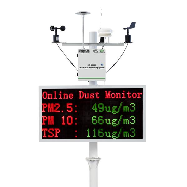Quality Real Time Dust Monitoring System TSP Air Quality Monitoring Device PM2.5 PM10 for sale