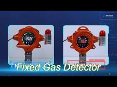 ATEX RS485 Detector fixo de gases à prova de explosão com sensor inteligente Detector fixo de fugas D400 CH4/CO/H2/O2/H2S/CL2/NH3