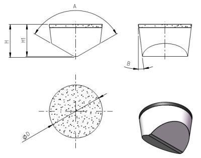 China 120 Angle Pcbn Cutting Inserts Rcmx-V Type Round for sale