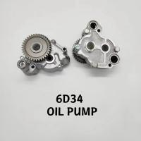 Quality Mitsubishi 6D34 Diesel Engine Oil Pump OEM ME084586 ME014230 for sale