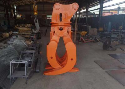 Cina 360 gru a benna idraulica del ceppo di Rotating Grapple Q345B dell'escavatore di grado in vendita