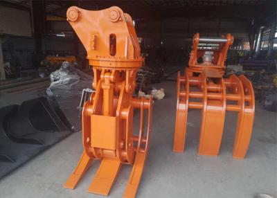 Cina 360 gru a benna idraulica del ceppo di Rotating Grapple Q345B dell'escavatore di grado in vendita