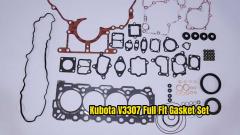 Kubota V3307 Engine Leak Repair Gasket Set - Full Overhaul Sealing Kit for Excavator Construction Ma