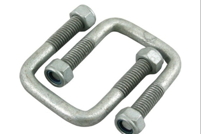 Galvanized U shape bolt with nut washer