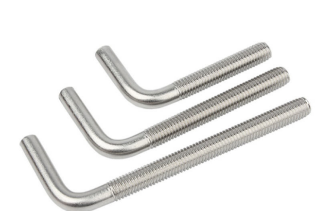 Stainless steel L Type and J Type bolts with nut washer assortment