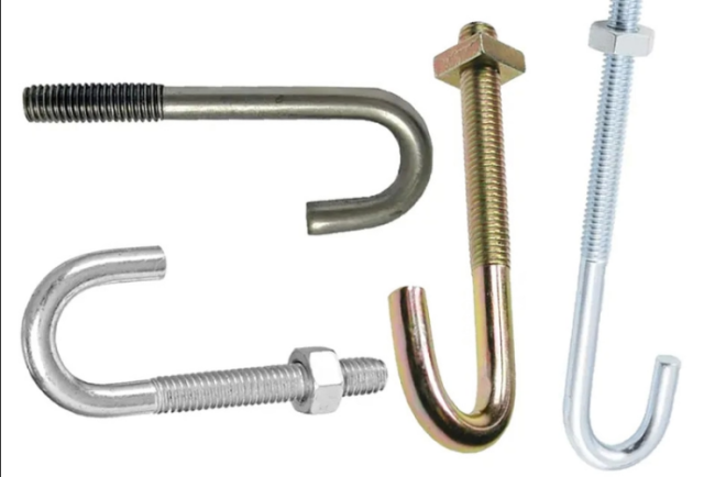 ASTM A193 A194 L & J Hook Bolt with nut washer in various sizes