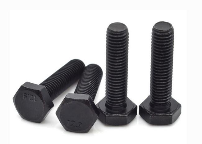 Hex Heavy Bolt Carbon Steel Grade 12.9 M16 with Black Oxide Finish