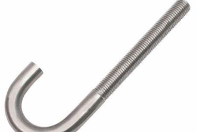 China 1/4 5/16 ASTM A194 J Hook Bolt With Nut Washer SUS304 SUS316 A2-70 A4 for sale