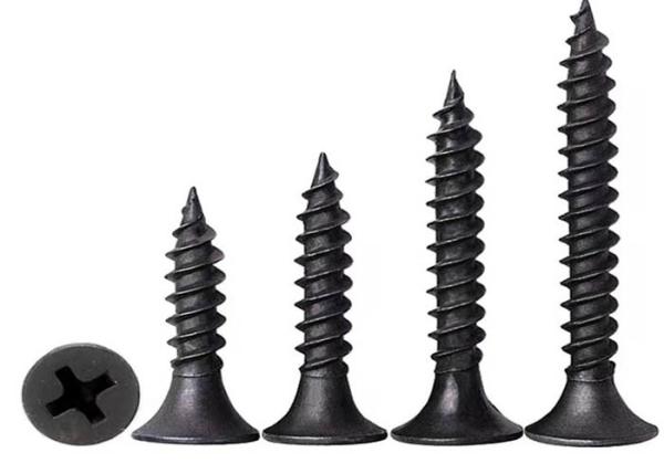 Quality Countersunk Head Self Tapping Drywall Screw Carbon Steel Grade 12.9 Black CSK for sale
