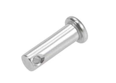 China M8 Stainless Steel Clevis Pins With Small Head Hole Circlip Rust Resistance for sale